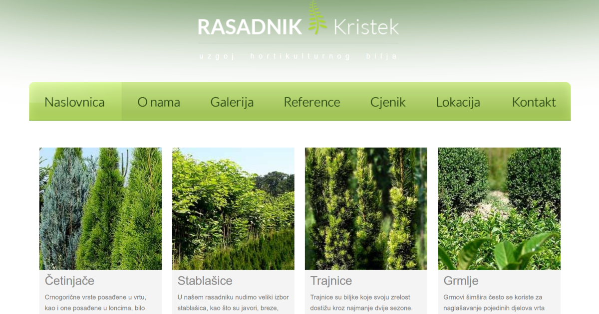Rasadnik Kristek | WMD HOSTING